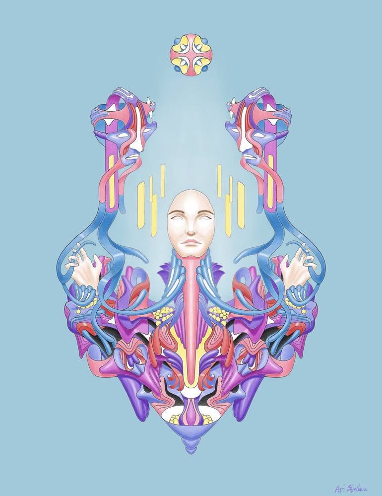 Seeker Drawing by Ari Skjelbreia | Saatchi Art