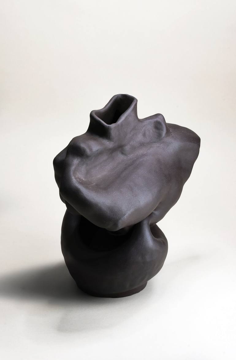 In Two Minds - Raw Clay Sculpture by Melissa Knoesen | Saatchi Art