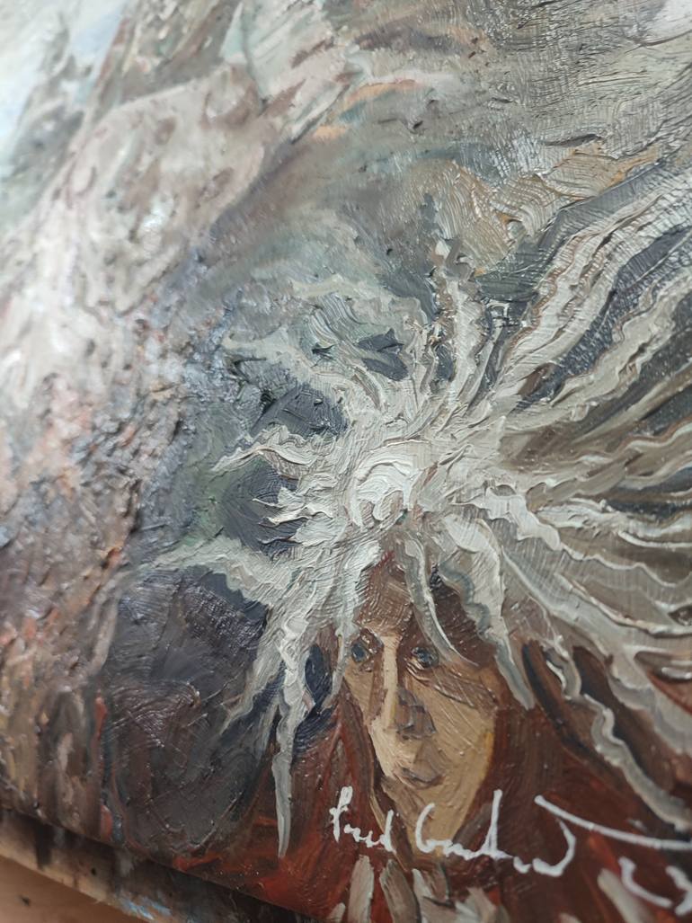 Lake maiden oil on canvas Painting by Pavel Guliaev | Saatchi Art