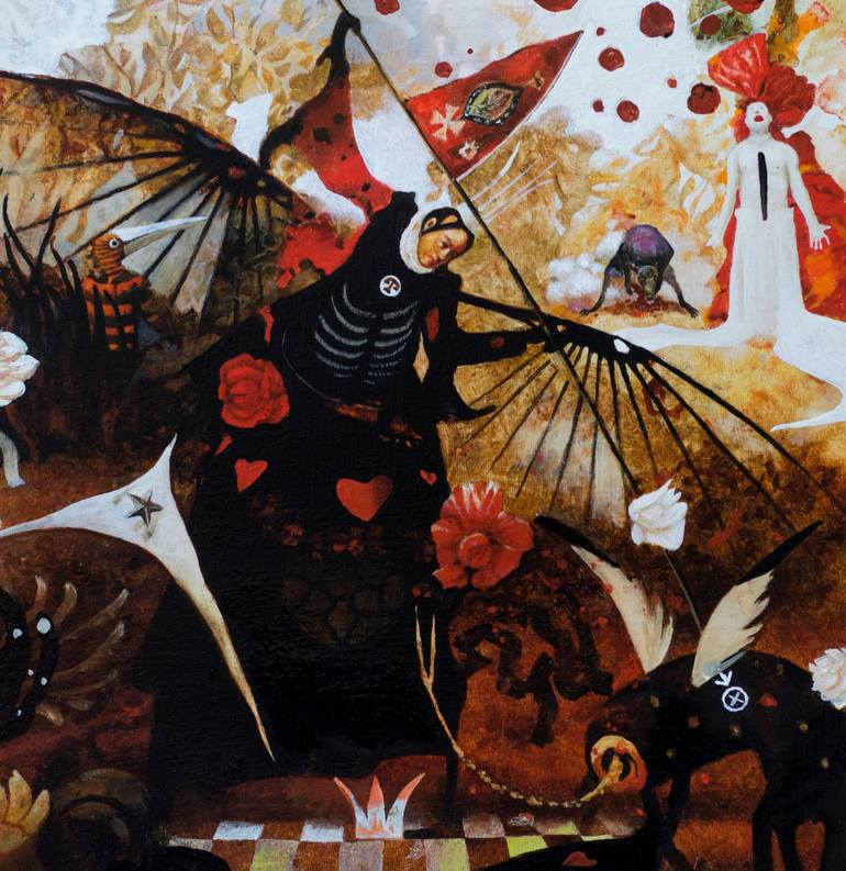 Сompulsion to humility Painting by Pavel Guliaev | Saatchi Art