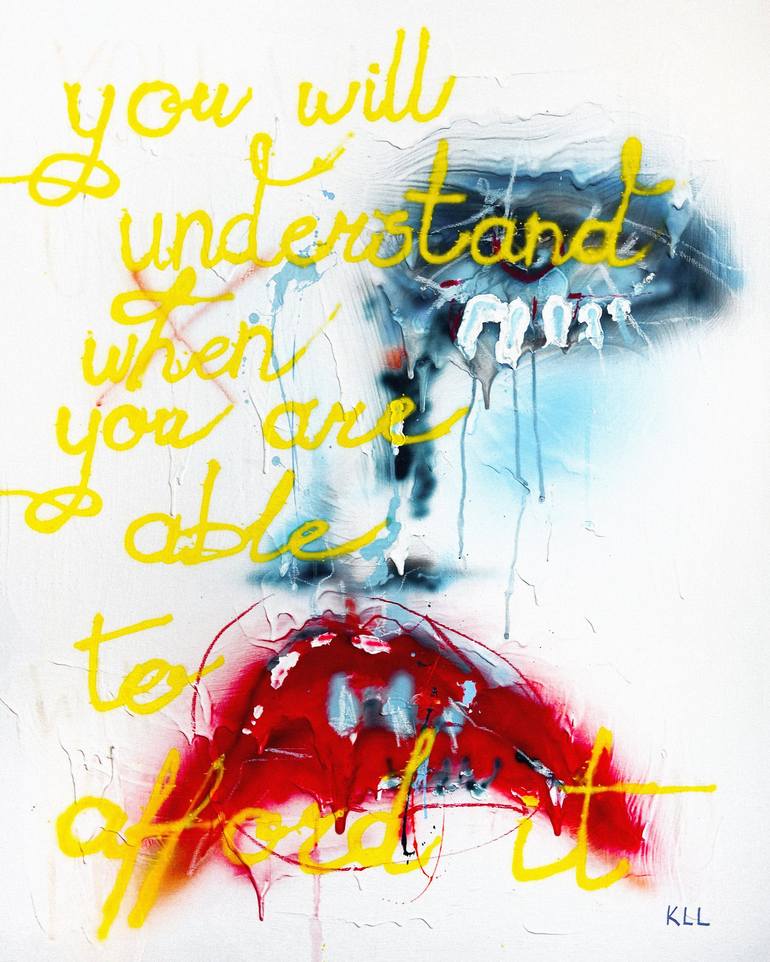 you will understand Painting by Kamile Lukrecija Lukosiute | Saatchi Art