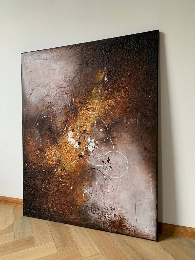 Brown fog Painting by Anna Bernad | Saatchi Art