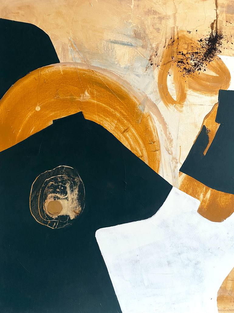 Honeyed Tetris Painting by Lina Navickaite | Saatchi Art