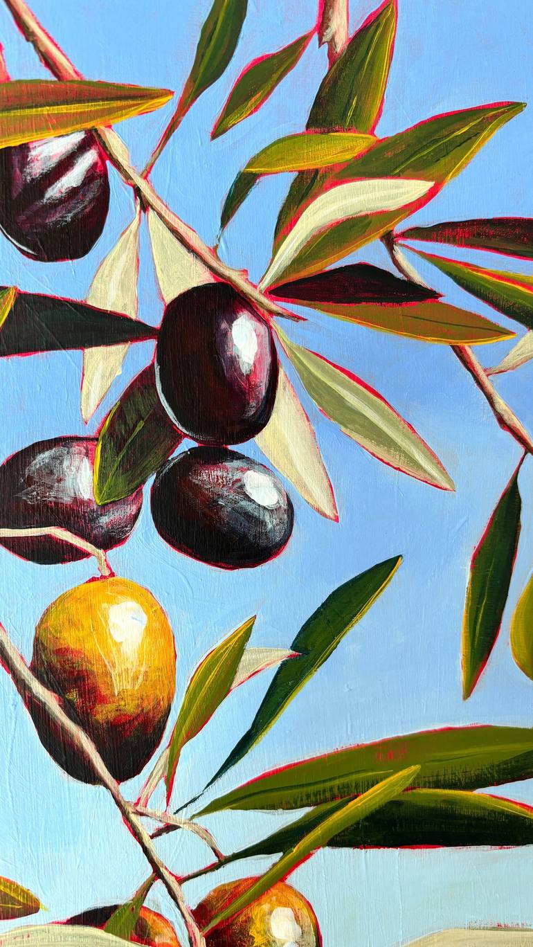 Olives Painting by Hanna Yeulakova | Saatchi Art