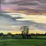 Somer Sunset Painting by Tim Wells | Saatchi Art