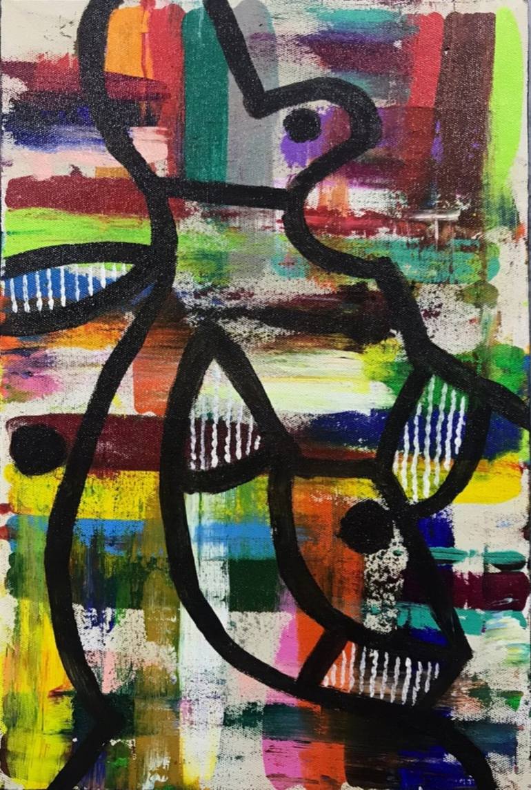 The Irregular Color Painting by Abdulahh Jameel | Saatchi Art