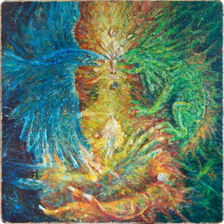 Dragon Painting by Vladimir Paskalev | Saatchi Art