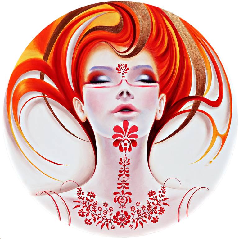 Hungarian Spirit Painting by Georgina G-N | Saatchi Art