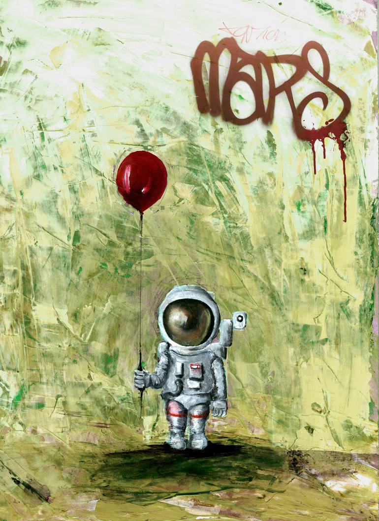 Mars Painting by Andi Papelitzky | Saatchi Art