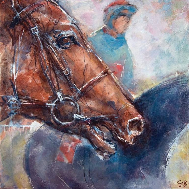 Going Behind Painting by Goff Danter | Saatchi Art