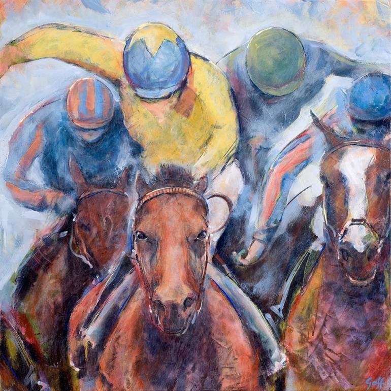 Winning Combination Painting by Goff Danter | Saatchi Art