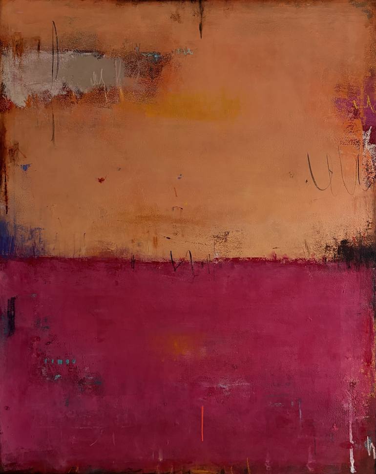 Fields of Joy Painting by Anita Ognjanovska | Saatchi Art