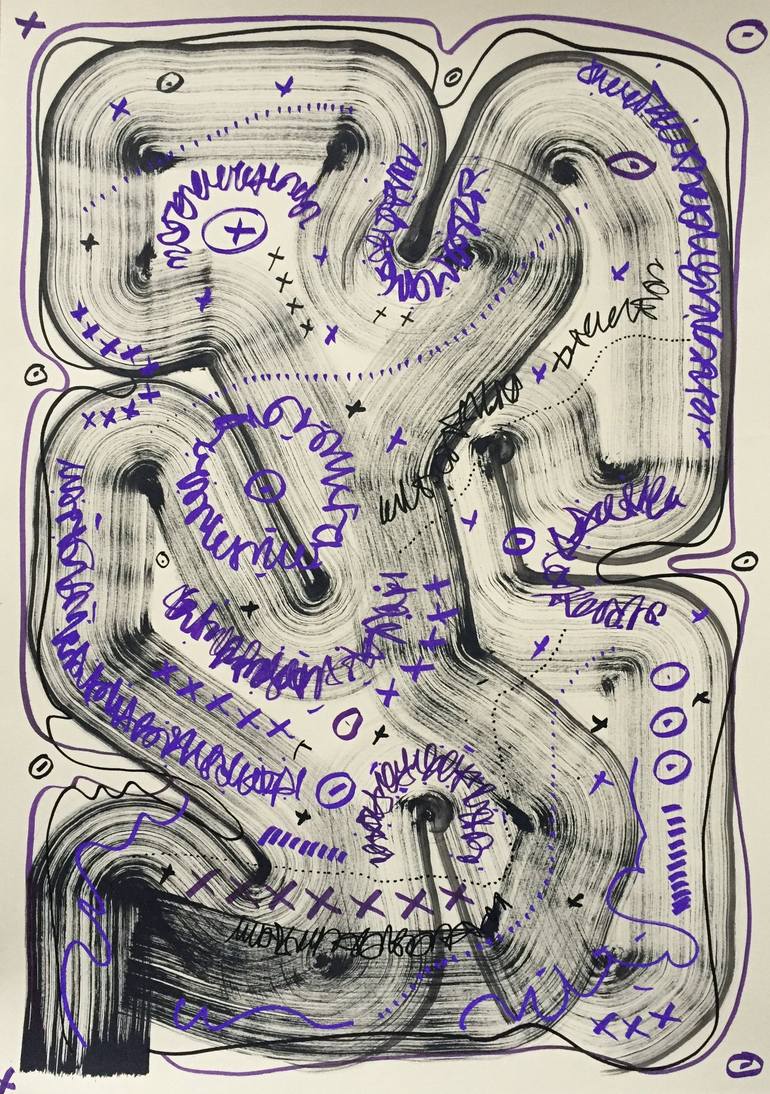 Continuum XVIII Drawing by Maksym Skvortsov | Saatchi Art