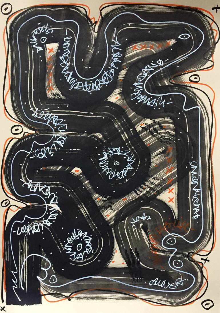 Continuum XXVII Drawing by Maksym Skvortsov | Saatchi Art