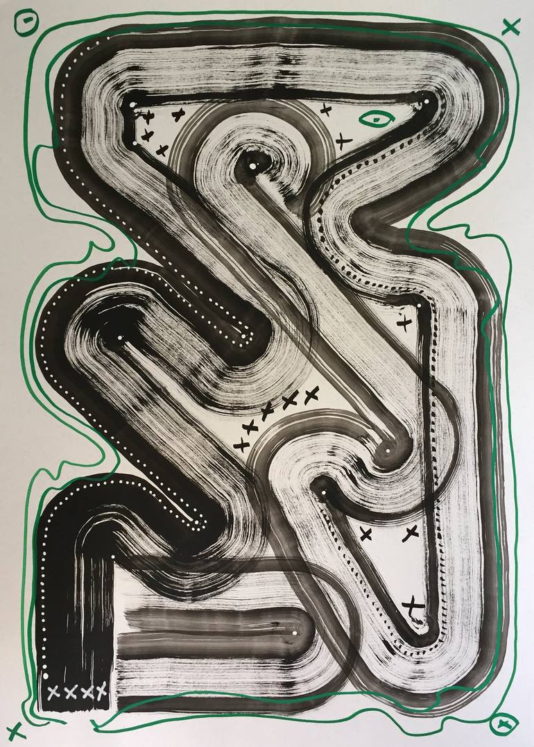 Continuum XXIII Drawing by Maksym Skvortsov | Saatchi Art