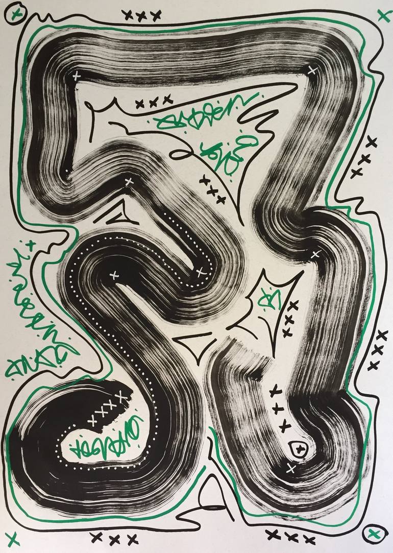 Continuum XXV Drawing by Maksym Skvortsov | Saatchi Art