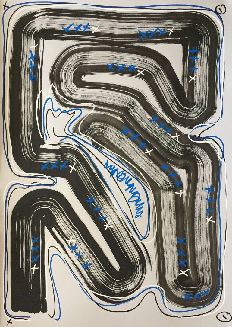 Colorful Continuum III Drawing by Maksym Skvortsov | Saatchi Art