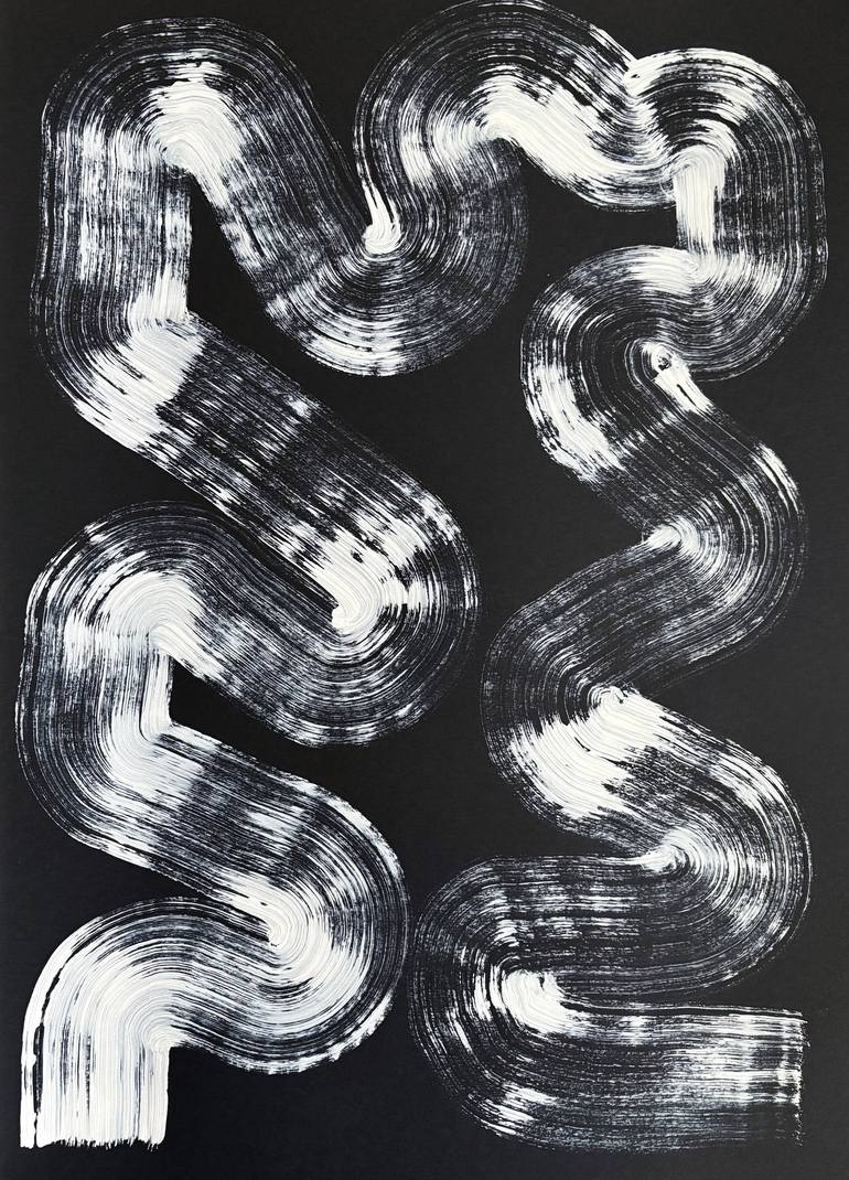 Black Universum II Drawing by Maksym Skvortsov | Saatchi Art