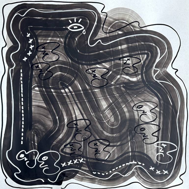 Old Maze IV Painting by Maksym Skvortsov | Saatchi Art