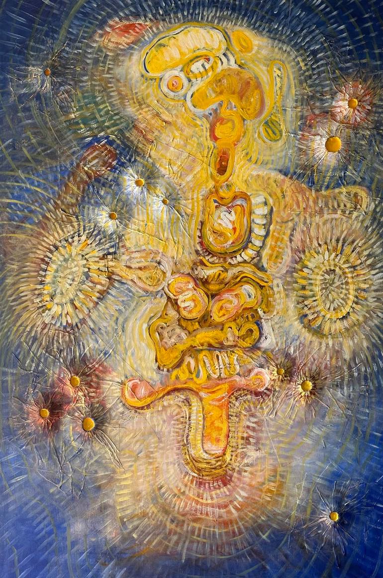 Endocrine Painting by Debra Weier | Saatchi Art