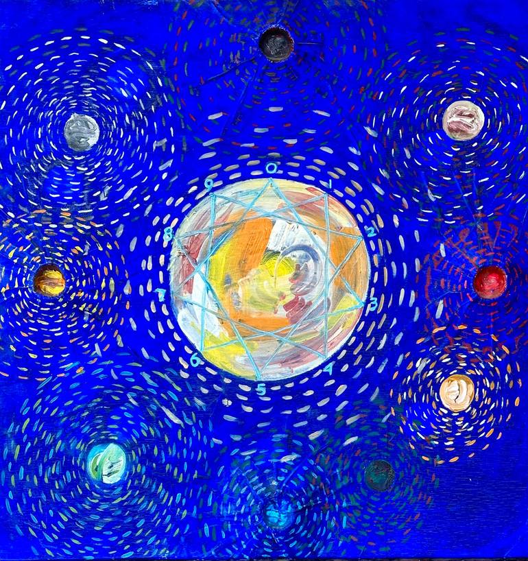Solar System Painting by Debra Weier | Saatchi Art