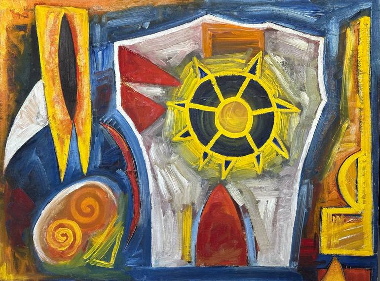 Wheel of Fortune Painting by Debra Weier | Saatchi Art