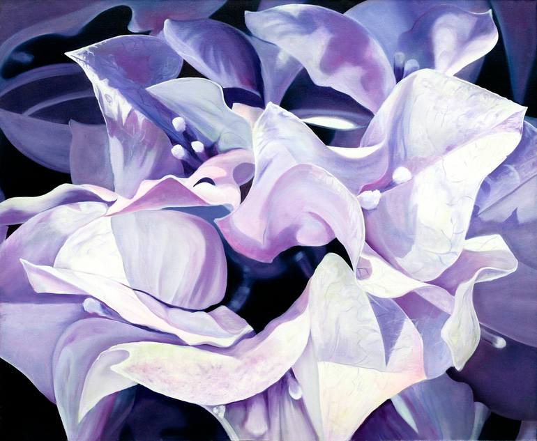 Dancing Bugambilia Painting by James Knowles | Saatchi Art