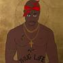 2PAC Drawing by Bimba Bimba | Saatchi Art