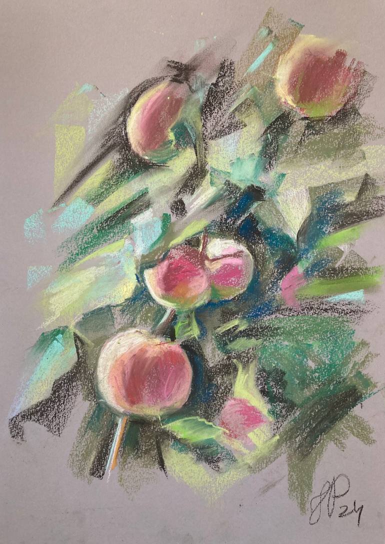 Apple nostalgia Painting by Yulia Prykina | Saatchi Art