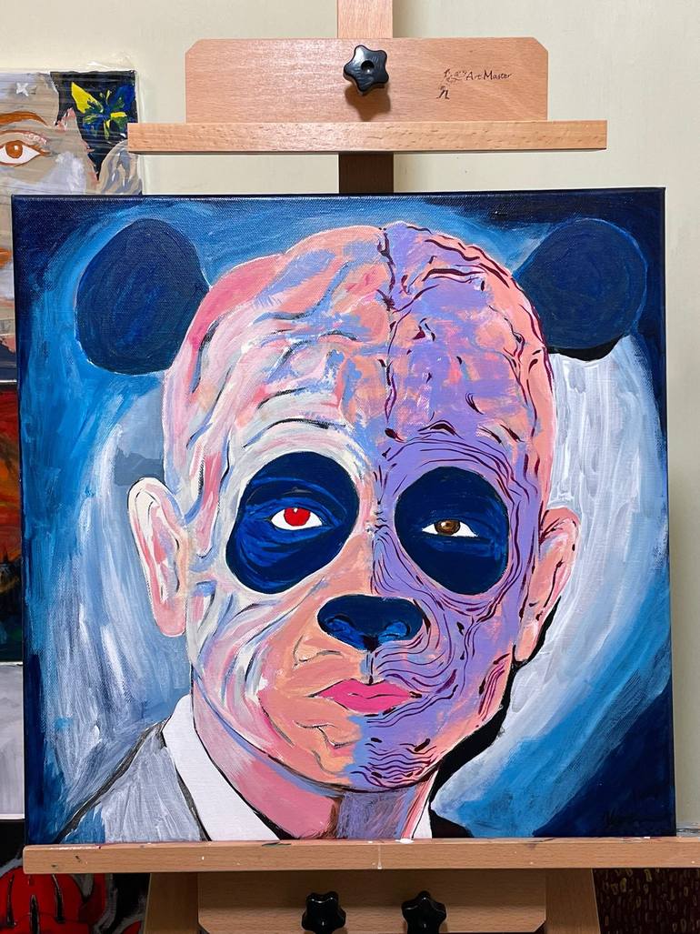 Shapi Panda Drawing by Kin Yip | Saatchi Art