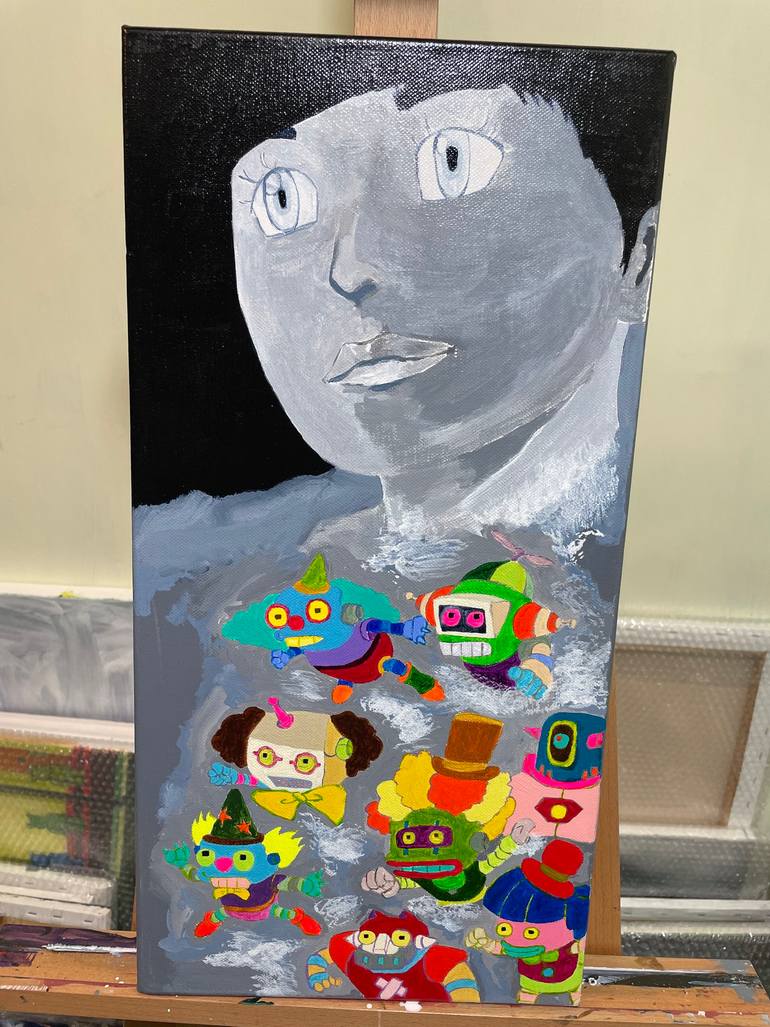 Hong Kong star 2008 Painting by Kin Yip | Saatchi Art