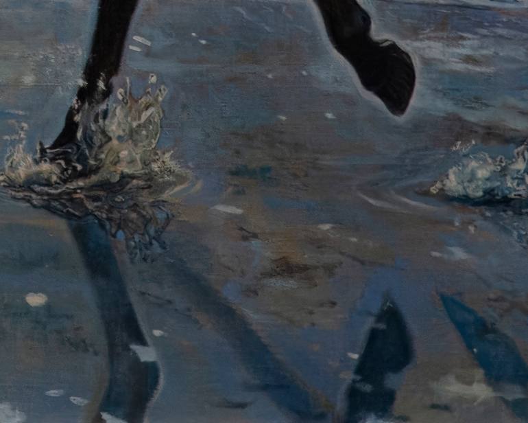 Galloping on the beach Painting by José Antonio Garrucho | Saatchi Art