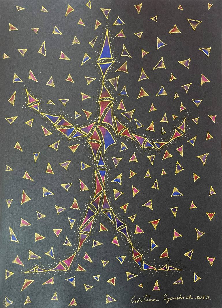 Creation of an Entity Drawing by Cristina Sgombich | Saatchi Art