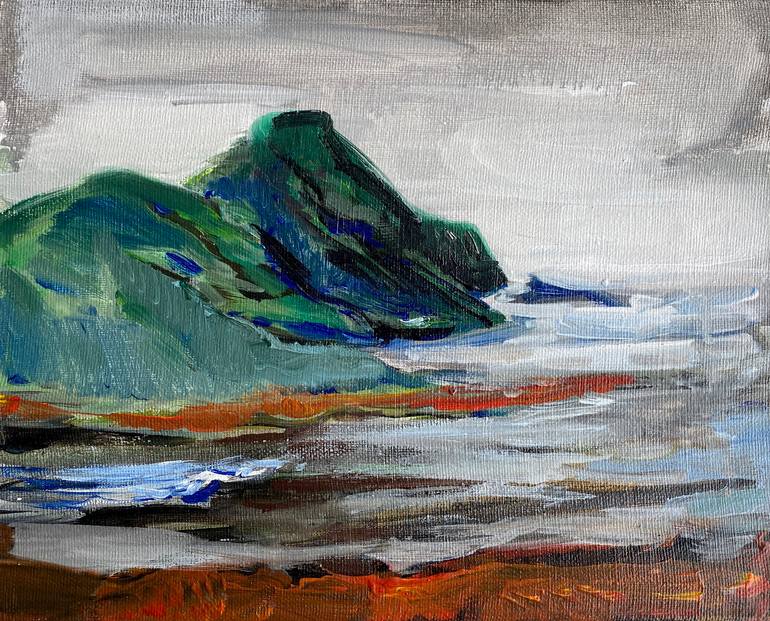 Blasket Island Painting by Asta Kulikauskaitė | Saatchi Art
