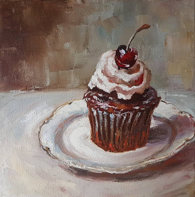 Chocolate Delight. Painting by Marina Beikmane | Saatchi Art