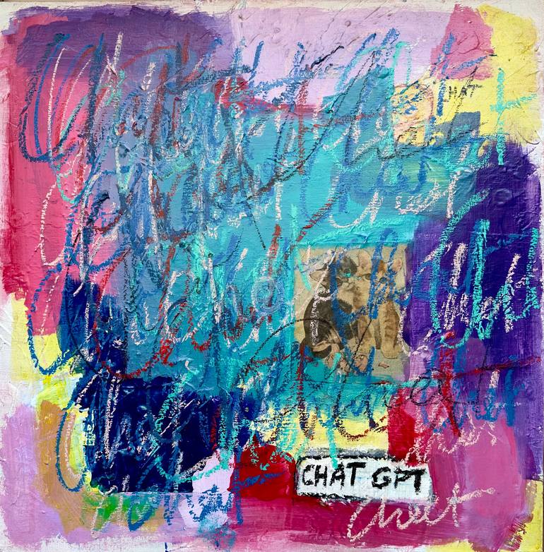 Chat Painting by Gregory Desgouttes | Saatchi Art