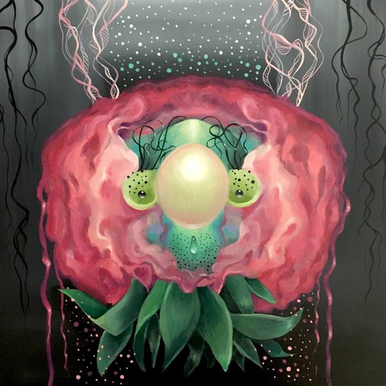 Eater Painting by Arabella Proffer | Saatchi Art