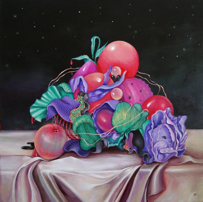 Evening Excess Painting by Arabella Proffer | Saatchi Art