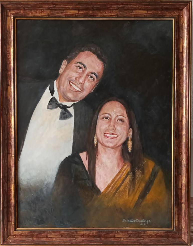 Same eyes Painting by Brindley Jayatunga | Saatchi Art