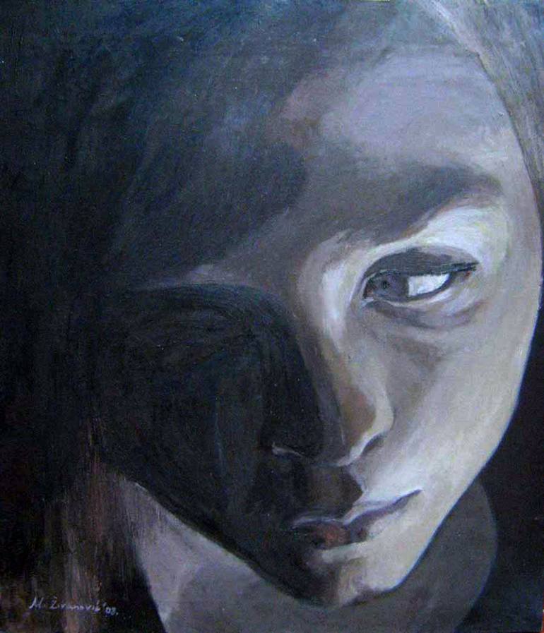 Autoportrait Painting by Marija Zivanovic | Saatchi Art