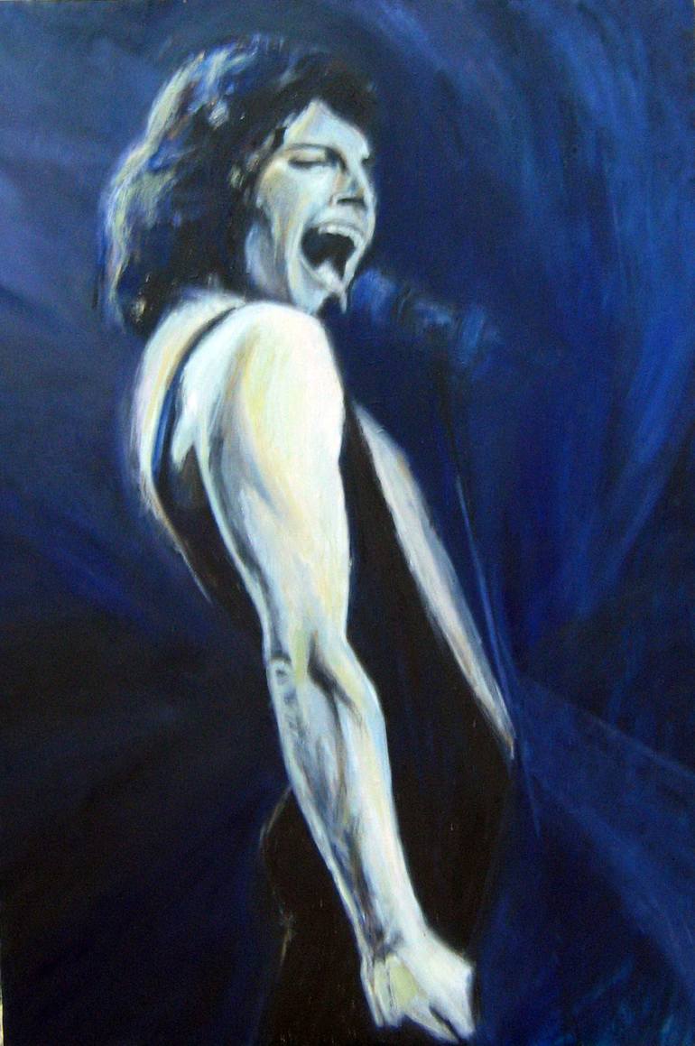 Freddie Painting by Marija Zivanovic | Saatchi Art