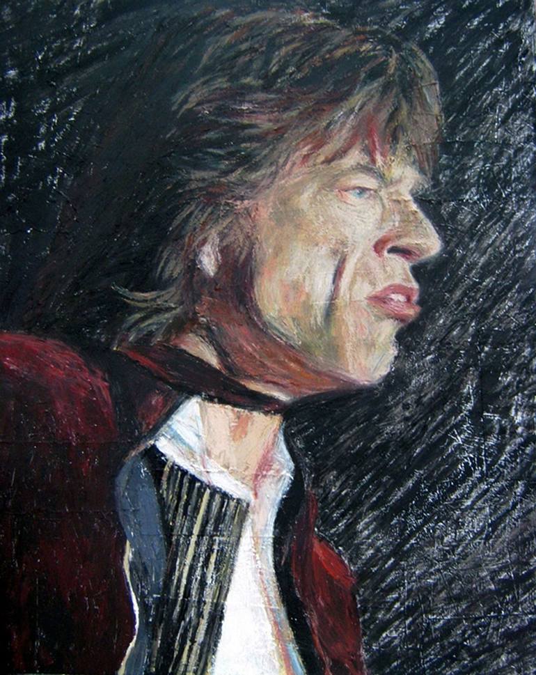 Jagger Painting by Marija Zivanovic | Saatchi Art
