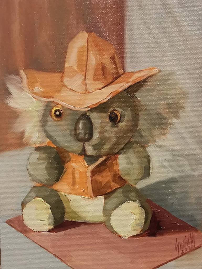 Koala Doll Painting by Sachith De Silva | Saatchi Art
