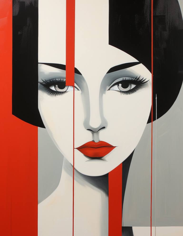 Femininity Painting by Rostyslav Mazur | Saatchi Art