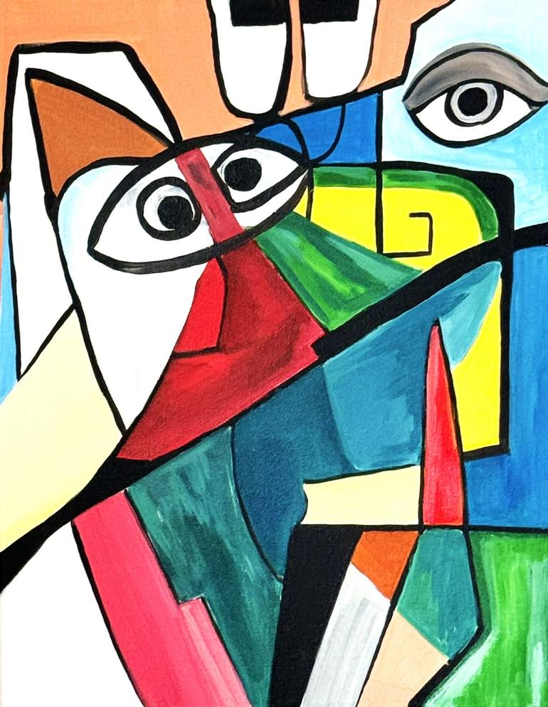 Happy Little Girl Painting by Sibel Meydan Johnson | Saatchi Art