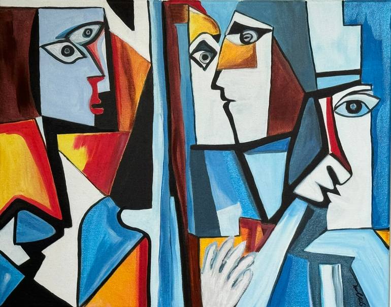 The Kiss Painting by Sibel Meydan Johnson | Saatchi Art