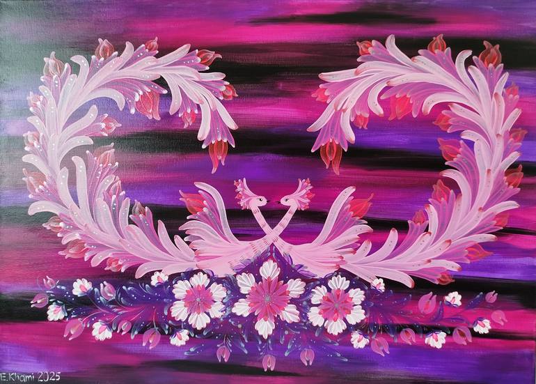 Melody of Tenderness Painting by Elizabeth Khami | Saatchi Art