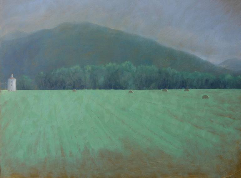 Tower Painting by David Manetti | Saatchi Art