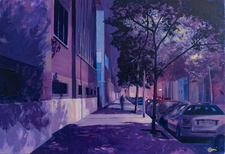 Purple Painting by Emily Bassett | Saatchi Art
