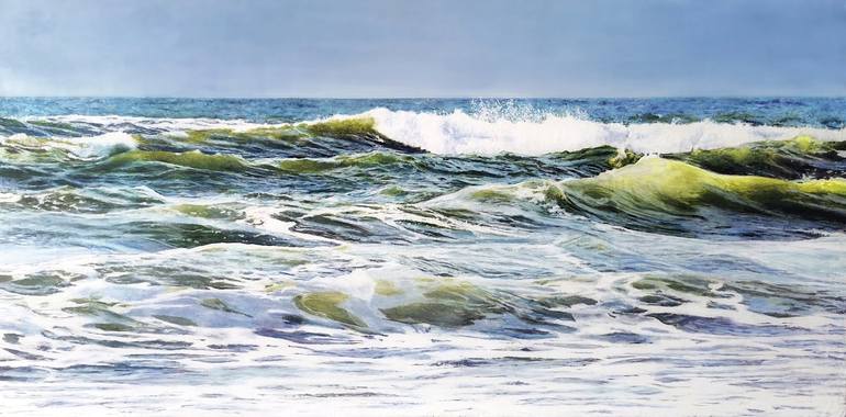 HIGH TIDE Painting by Mike Smith | Saatchi Art